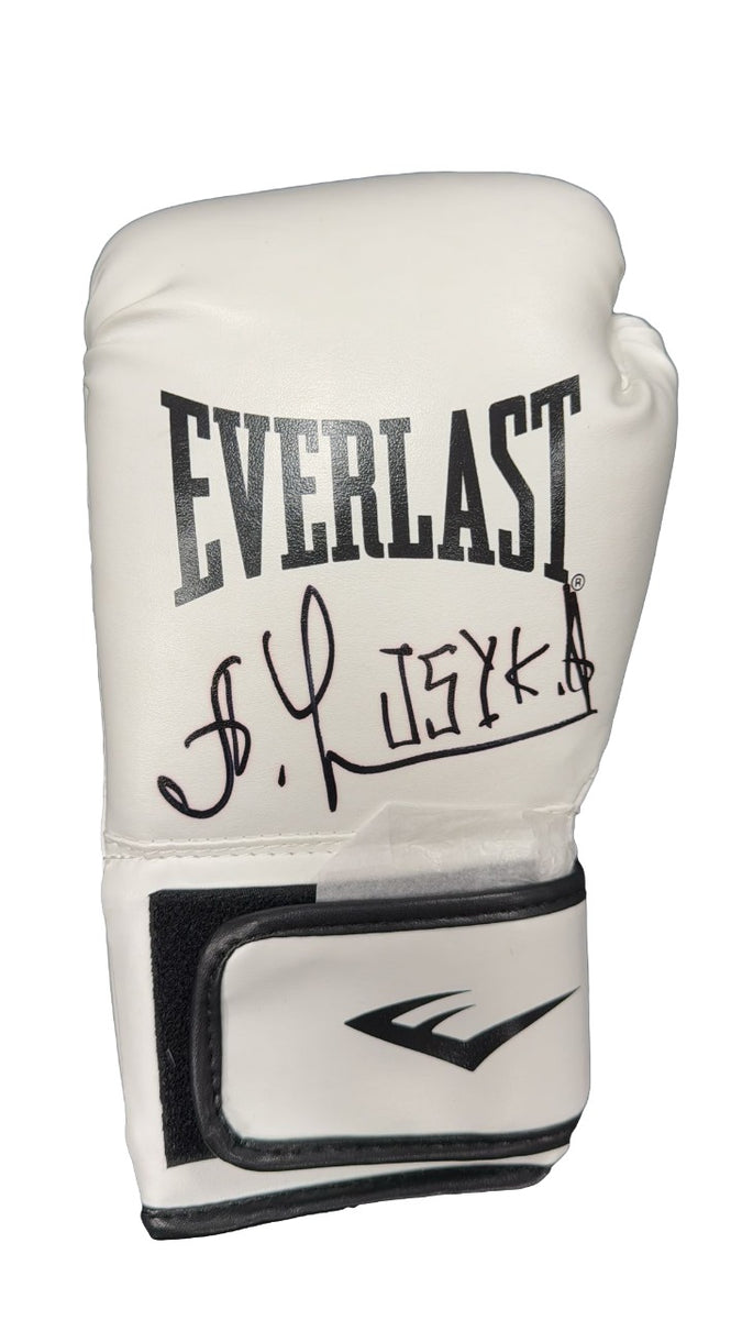 Oleksandr Usyk Signed Everlast Boxing Glove Genuine Signature AFTAL CO ...