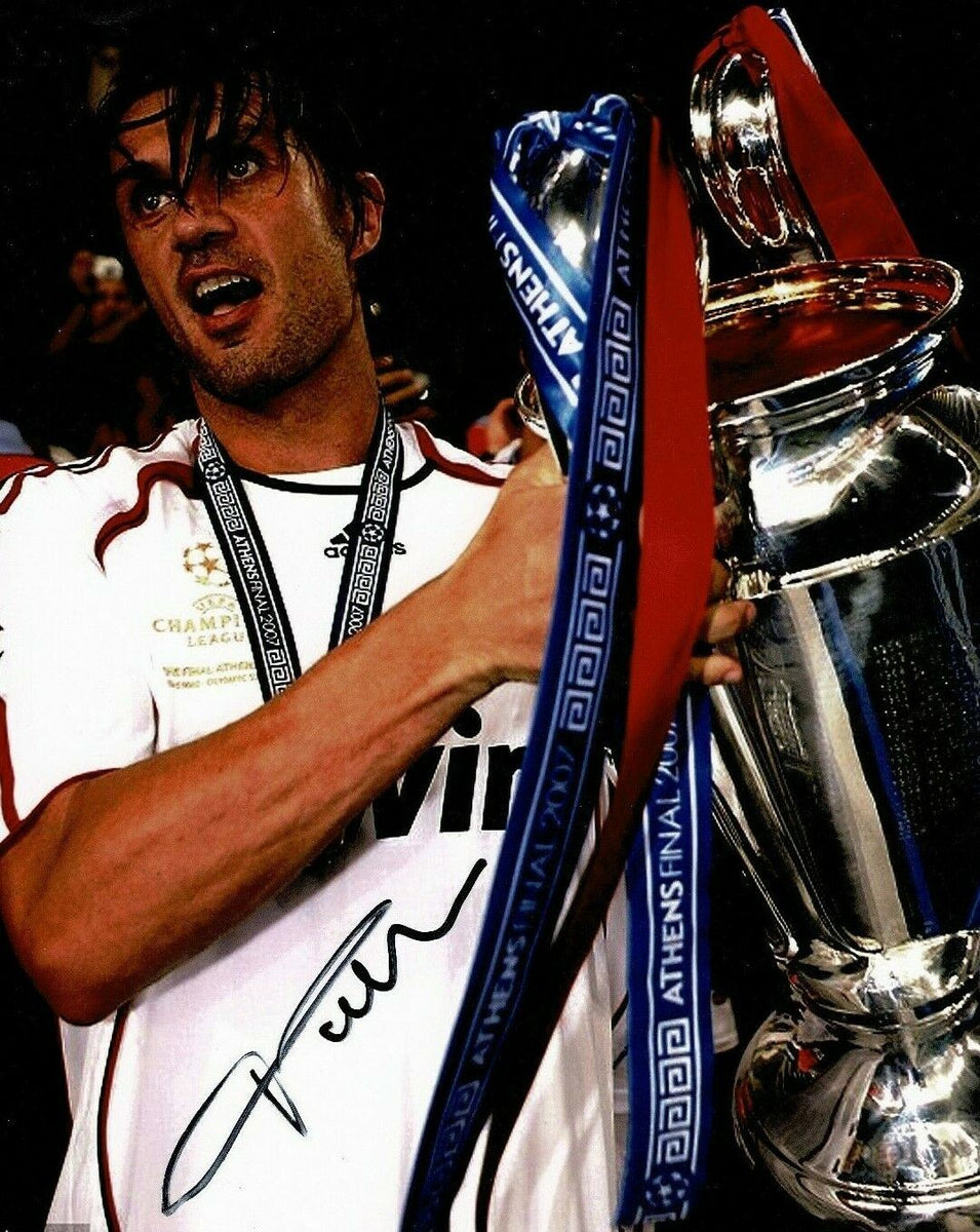 Paolo Maldini SIGNED 10X8 Photo AC Milan Genuine SIGNATURE AUTOGRAPH A ...