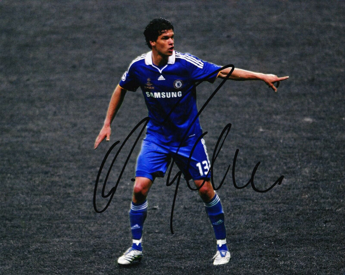 Michael Ballack Signed 10X8 Photo CHELSEA & GERMANY AFTAL COA (1169 ...