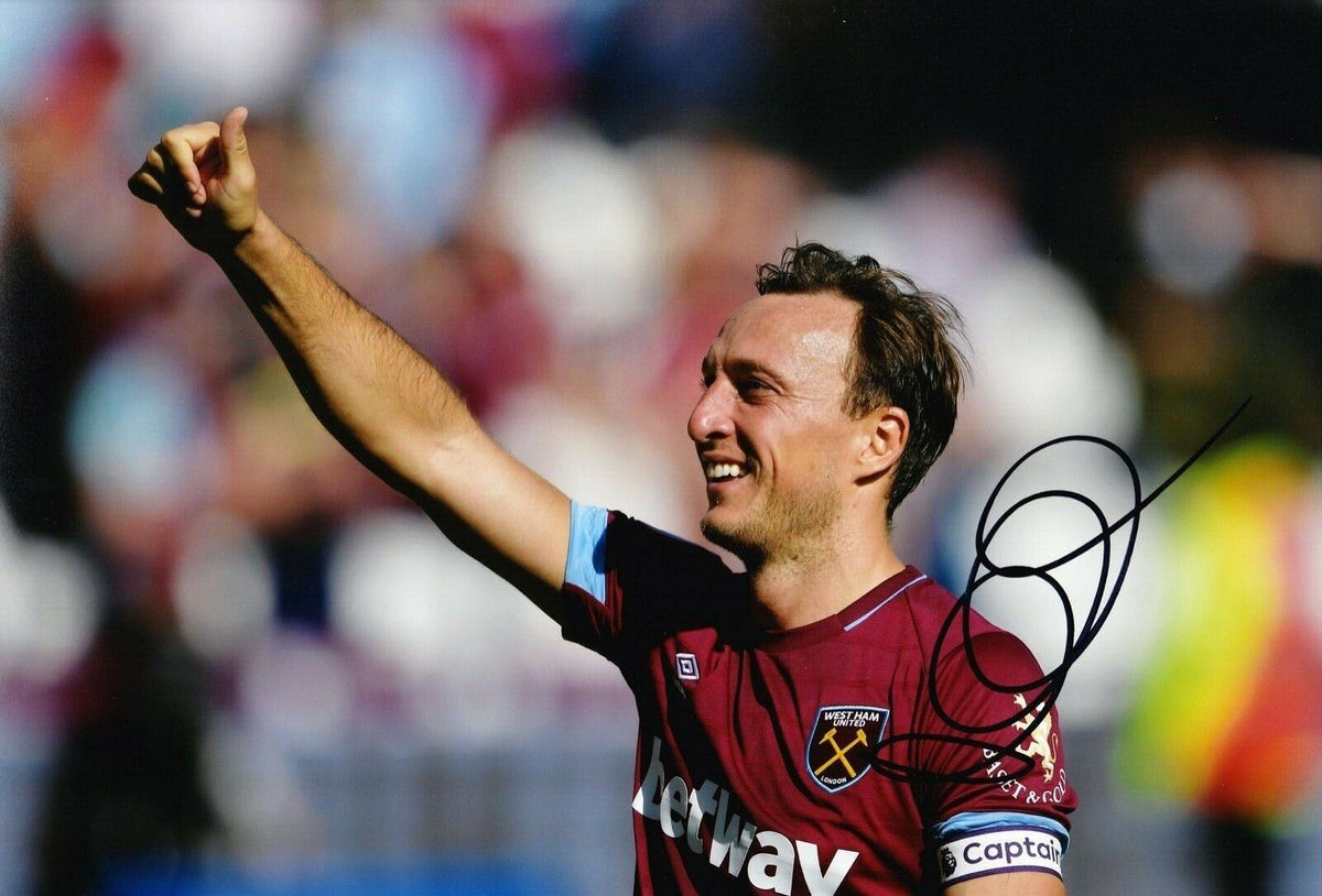 Mark Noble Signed 12X8 Photo West Ham United GENUINE SIGNATURE AFTAL C ...
