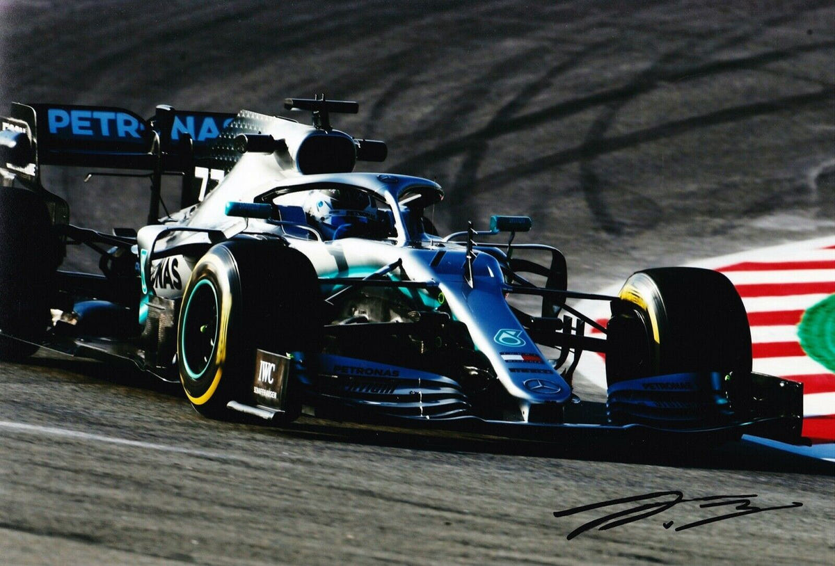 Valtteri Bottas Signed 12X8 Photo Mercedes Genuine Autograph AFTAL COA ...