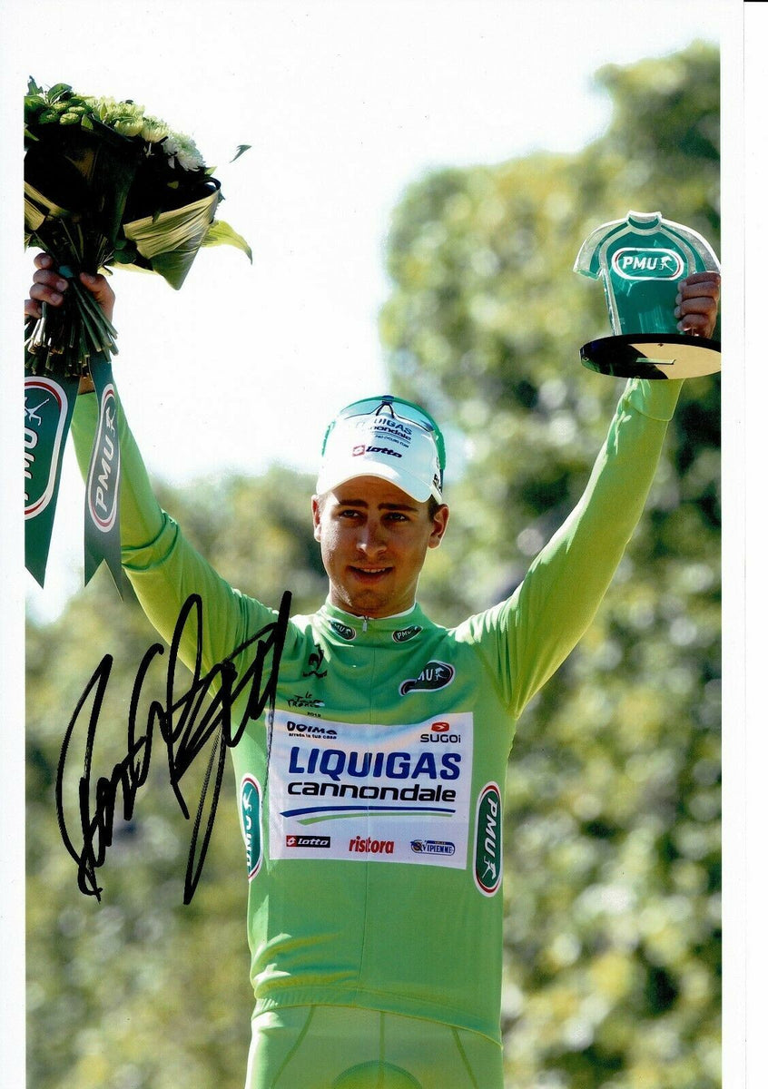 Peter Sagan Signed 12X8 Photo TOUR DE FRANCE Legend AFTAL COA (C ...