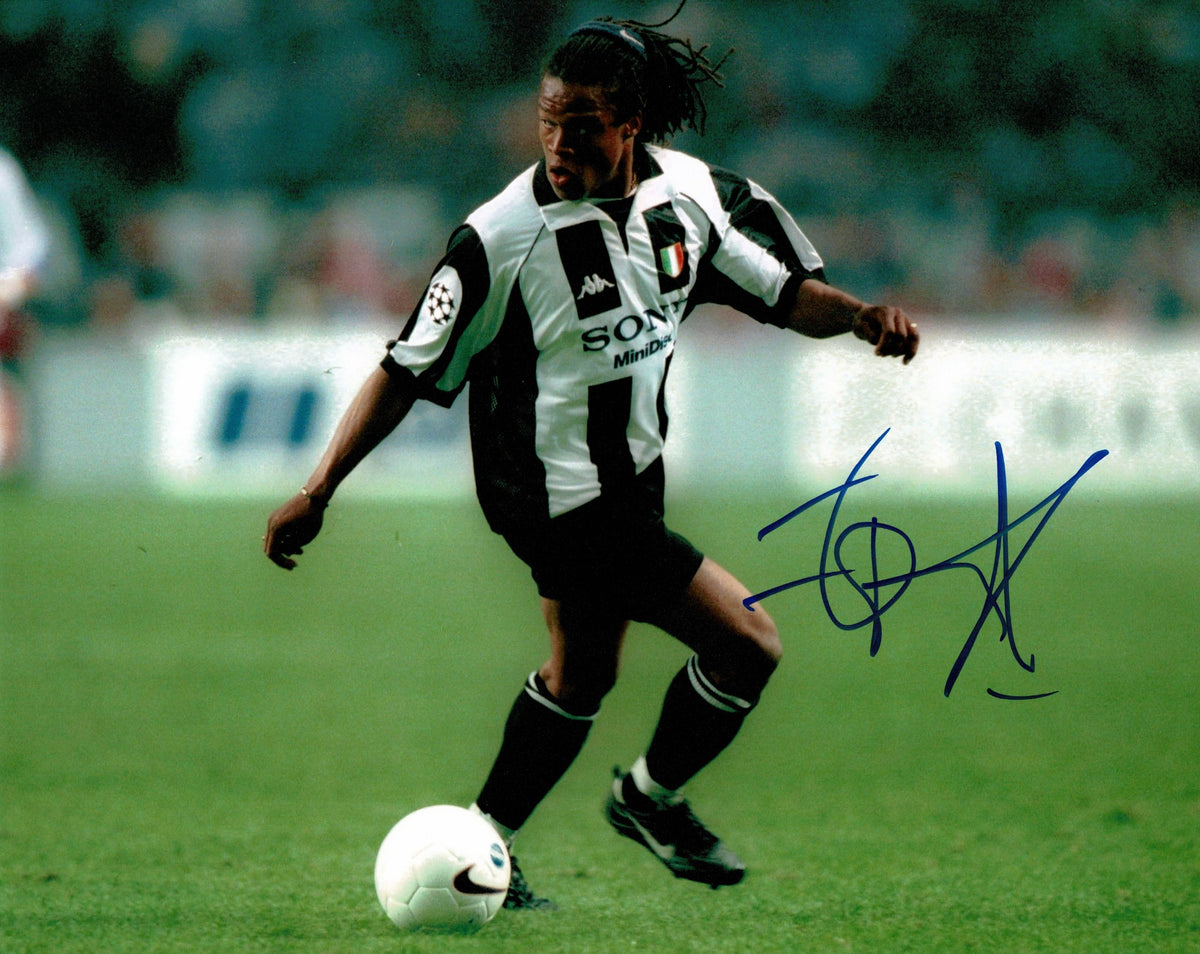 Edgar Davids Signed & Framed 10X8 Photo Juventus AFTAL COA (1204 ...