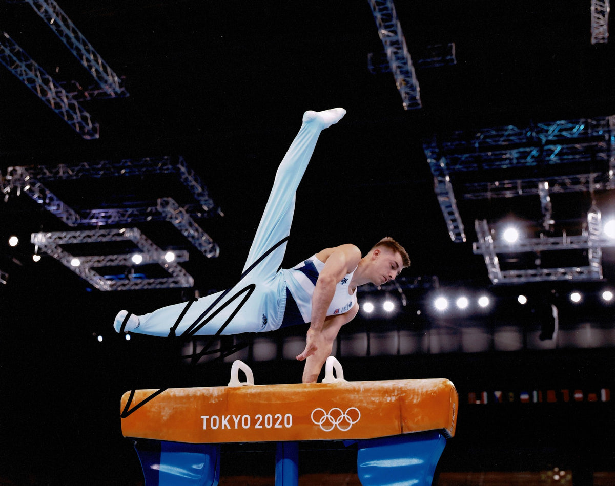 Max Whitlock Signed 10X8 Photo Rio 2016 Tokyo 2020 Genuine Signature A ...