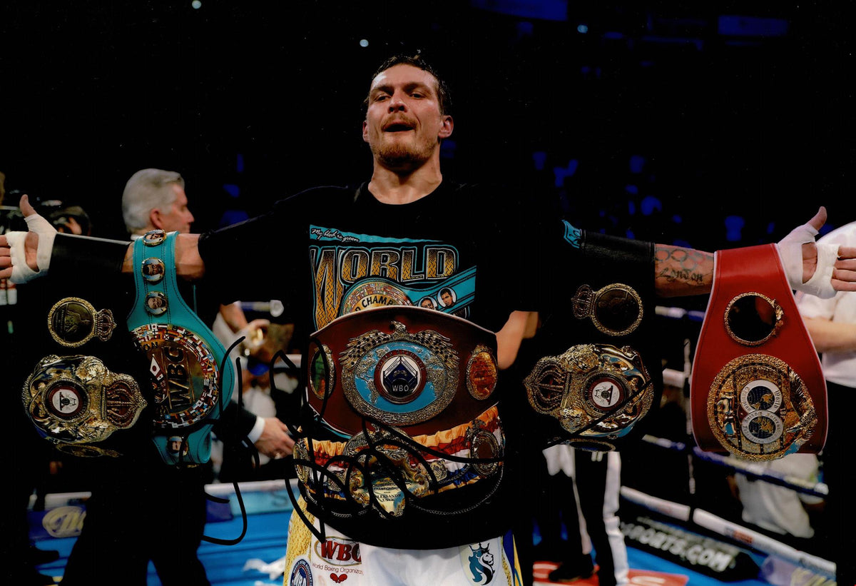 Oleksandr Usyk Signed 12X8 Photo Ukraine Genuine Signature AFTAL COA ...