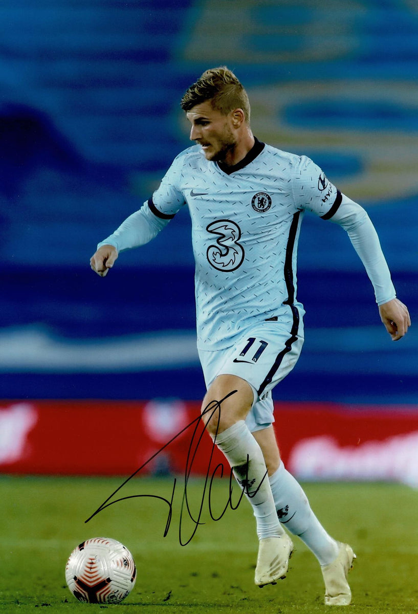 Timo Werner Signed 12X8 Photo Chelsea F.C. Genuine Signature AFTAL COA ...