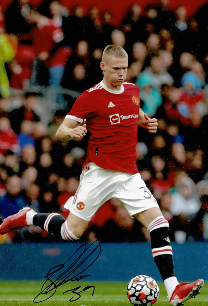Scott McTominay Signed 12X8 Photo Manchester United F.C. AFTAL COA (14 ...