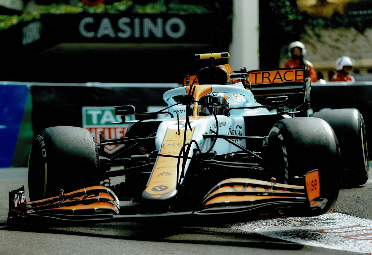 Lando Norris Signed 12X8 Photo Mclaren Genuine AUTOGRAPH Formula One F ...