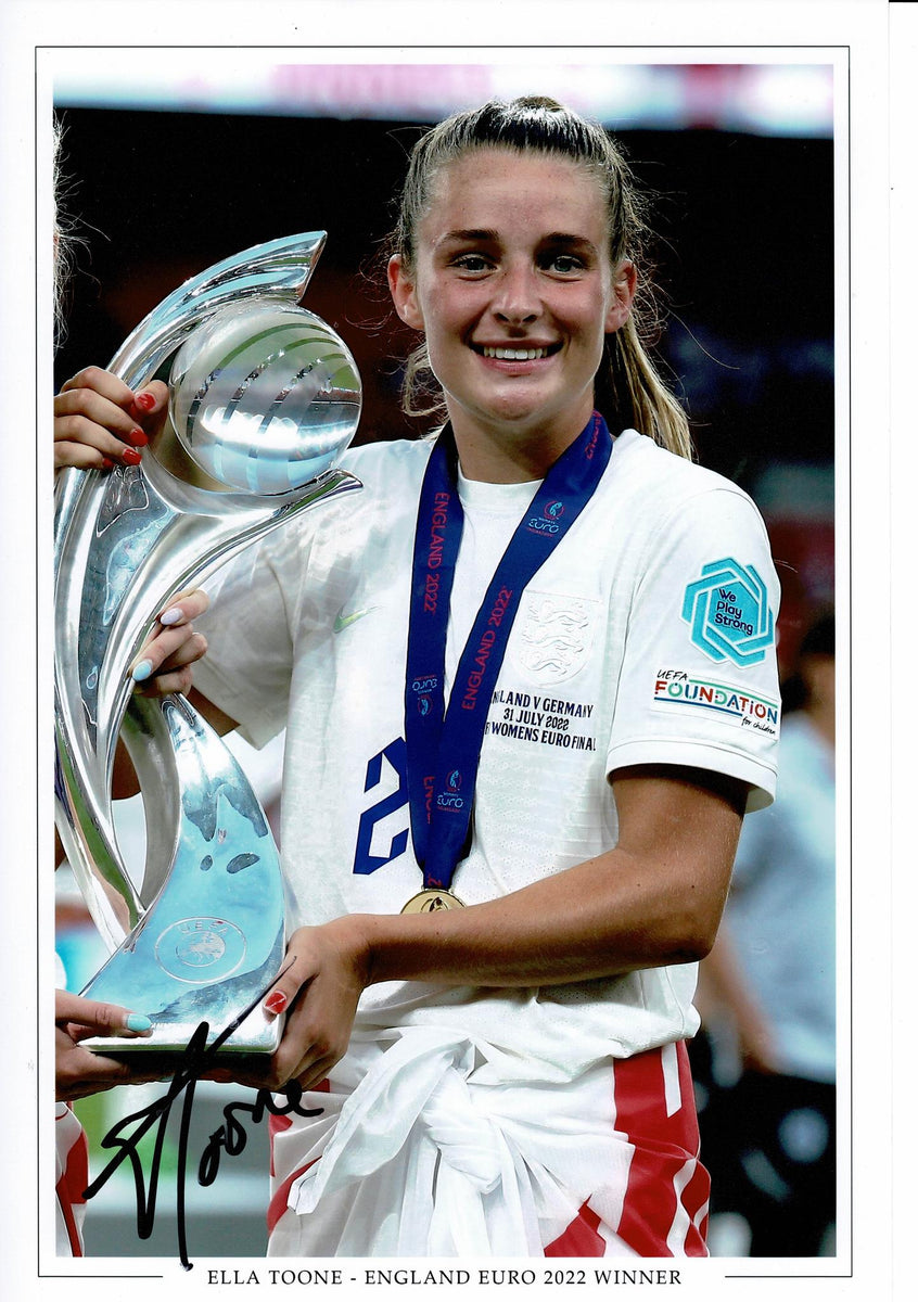 Ella Toone Signed 12X8 England Euros 2022 Genuine Autograph AFTAL COA – Piece of Fame