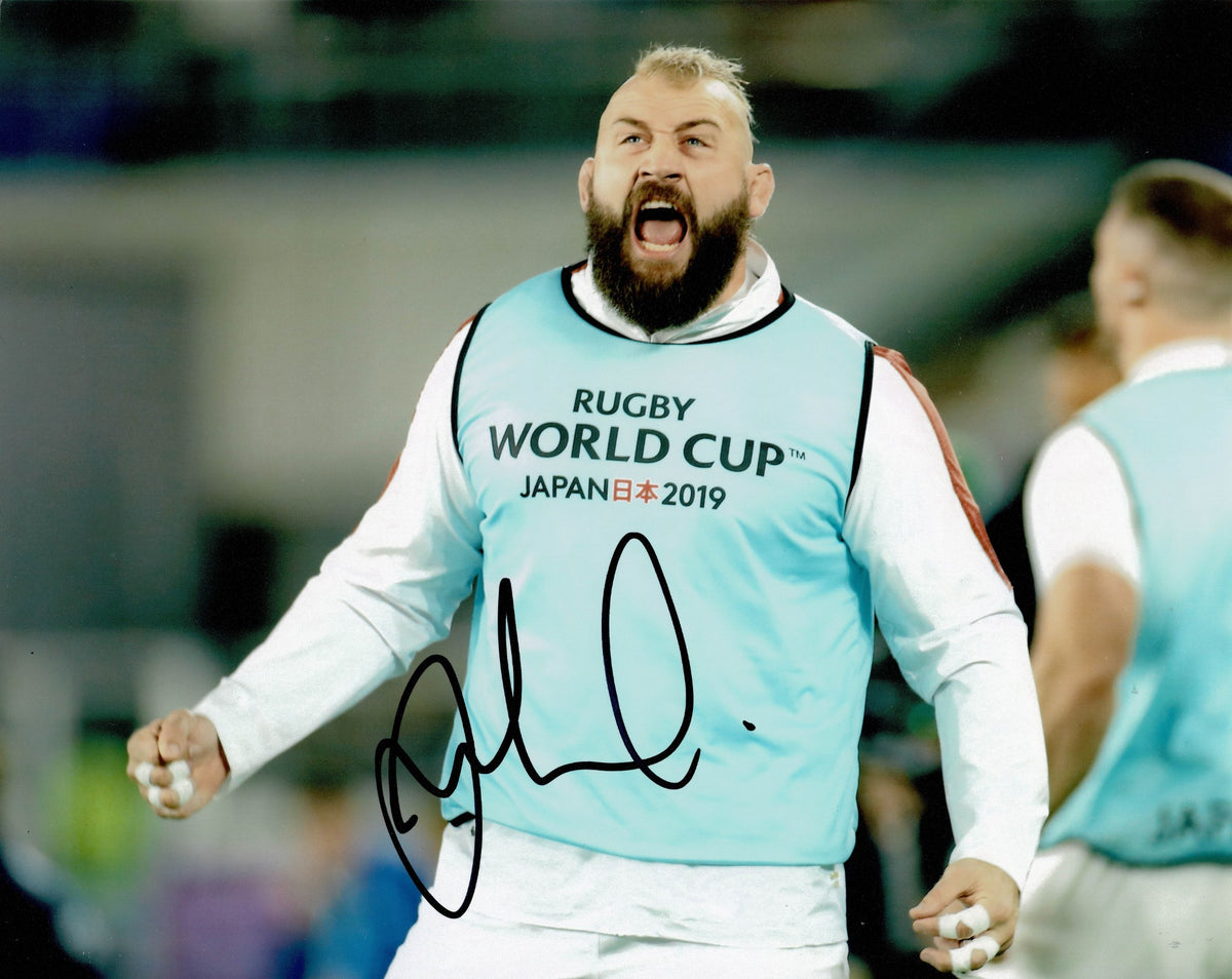 Joe Marler Signed 10X8 Photo Harlequins & ENGLAND RUGBY AFTAL COA (234 ...