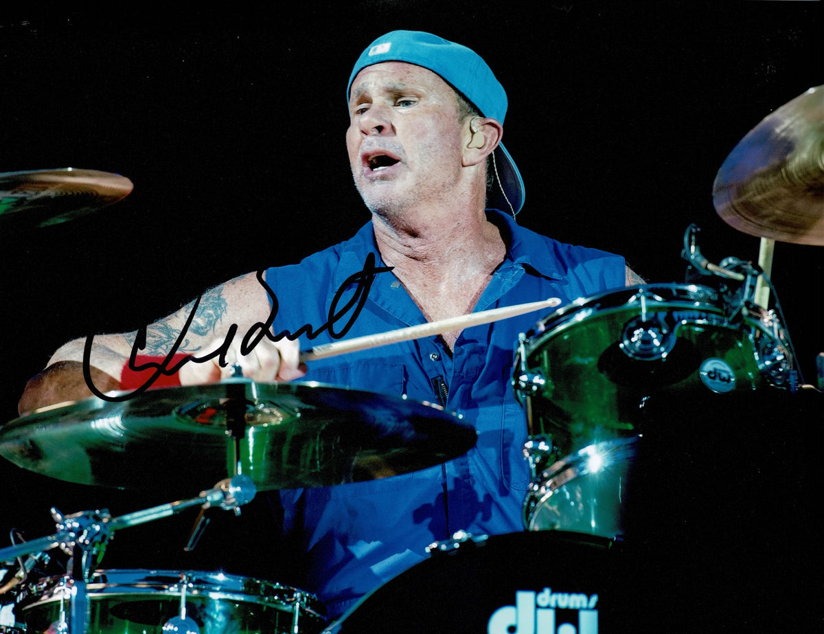 Chad Smith Red Hot Chili Pepper Signed 10X8 Photo Genuine Signature AF ...