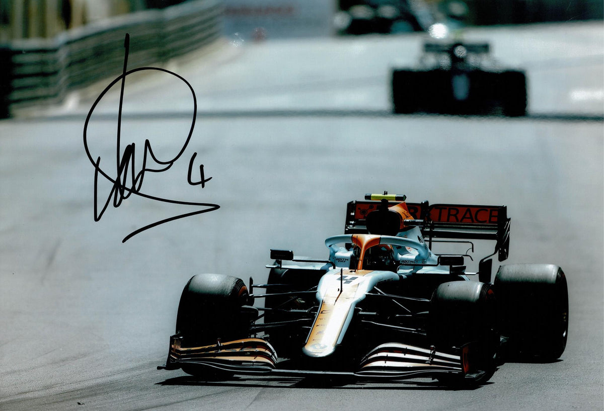 Lando Norris Signed 12X8 Photo Mclaren Genuine AUTOGRAPH Formula One F ...