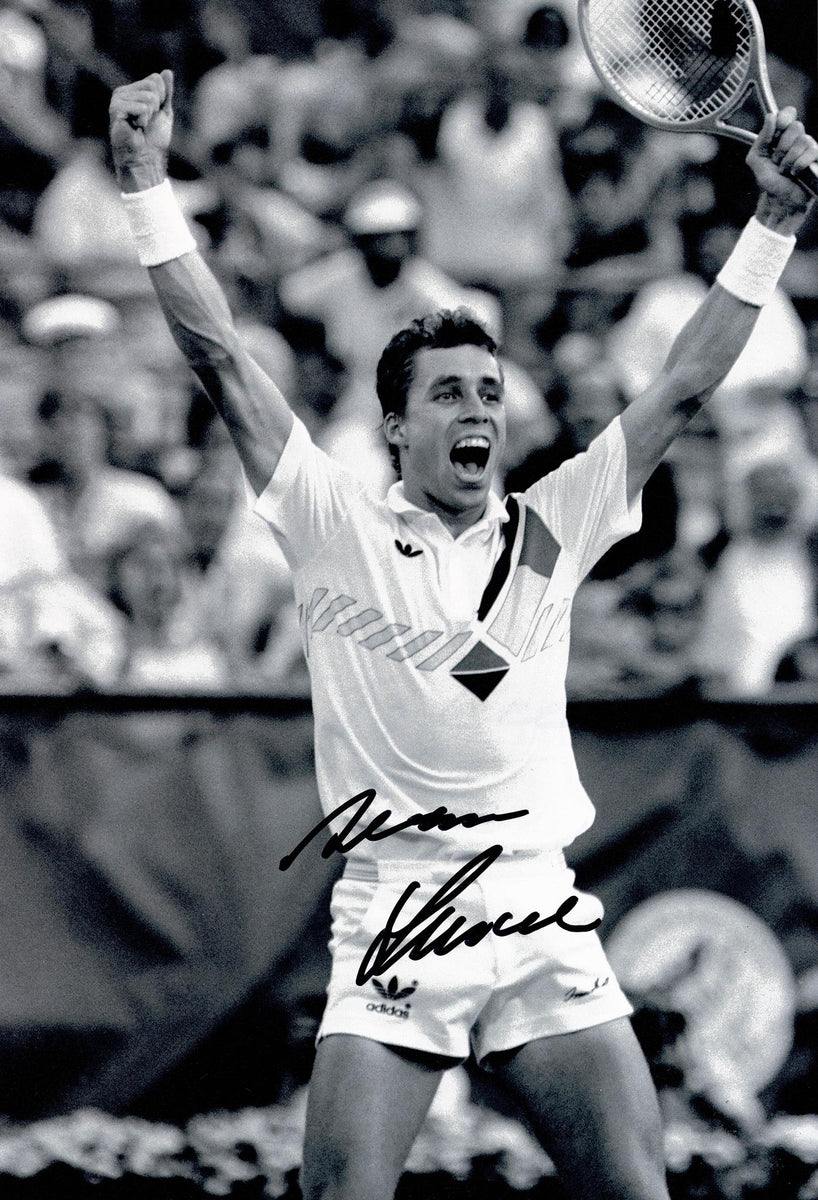 Ivan Lendl Signed 12X8 Trophy Photo US Open Champion AFTAL COA (B ...