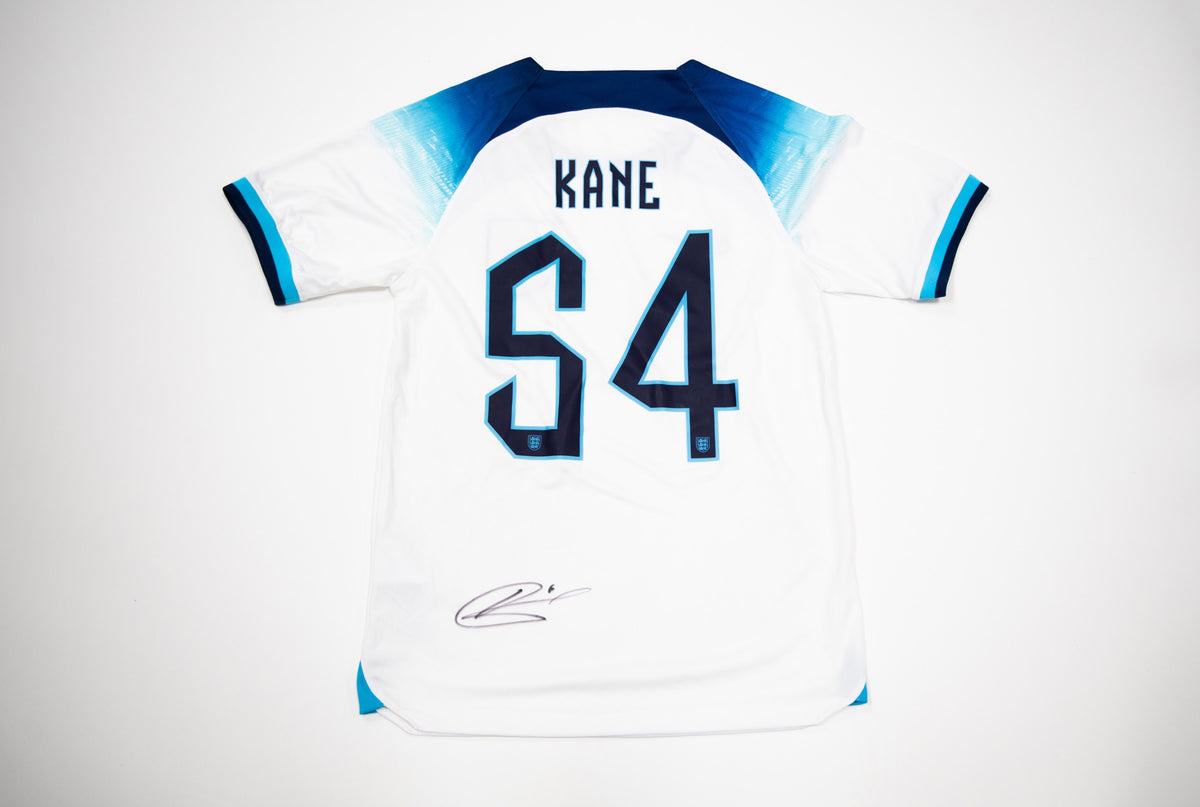 Harry Kane Signed England Record Breaking Shirt Genuine Signature AFTA ...