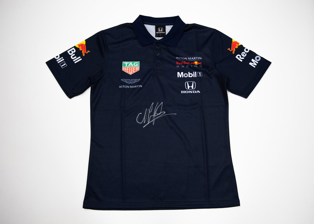 Christian Horner Signed Red Bull Jersey FORMULA 1 Genuine Signature AF ...