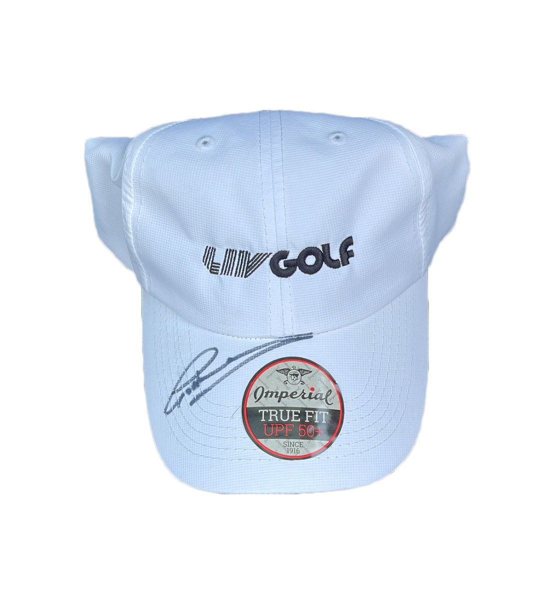 Greg Norman Signed LIV GOLF Cap Genuine Signature AFTAL COA – Piece of Fame