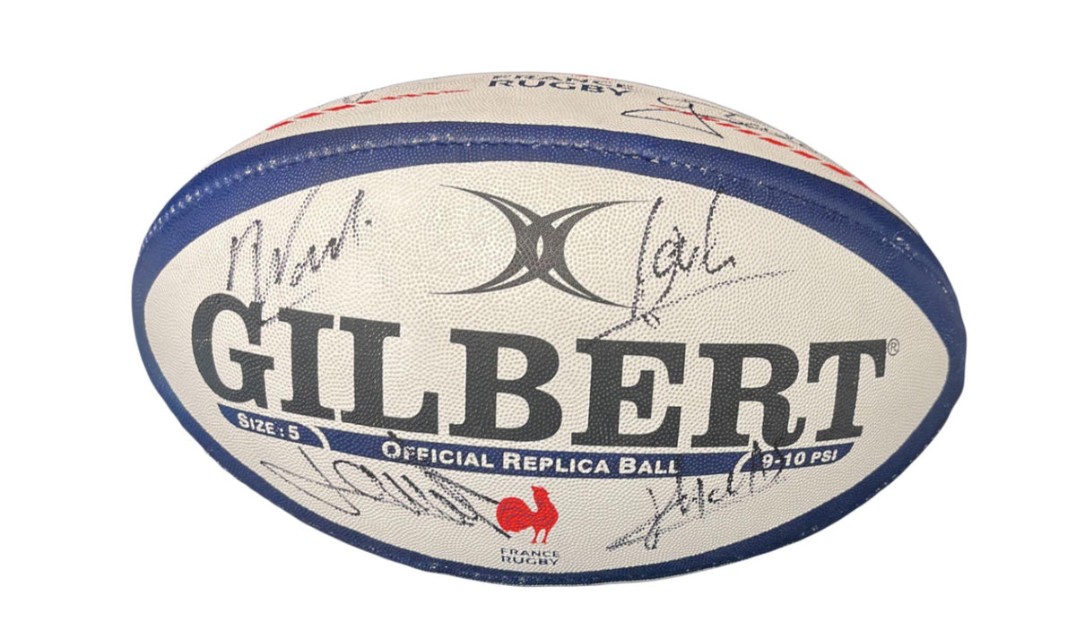 France RUGBY Ball Signed by 2023 RUGBY WORLD CUP Squad AFTAL COA ...